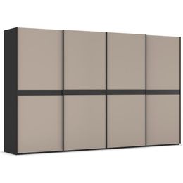 Rauch Schwebet&uuml;renschrank &raquo;Kleiderschrank Schrank Garderobe Schlafzimmerschrank SCALE-LINE&laquo; edle Optik mit Bauchbinde in Korpusfarbe mit Glasfront 