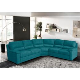 Egoitaliano Ecksofa &raquo;Doris, modernes Designerecksofa in hochwertigen Microfaserqualit&auml;ten&laquo; edle Detailverarbeitung, wahlweise fleckenabweisend oder in Lederoptik 