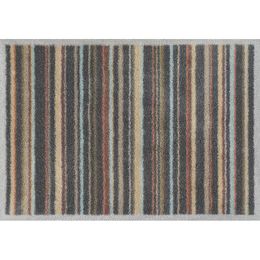Fu&szlig;matte &raquo;Hawthorn Stripe&laquo; rechteckig 9 mm H&ouml;he bunt Baumwolle