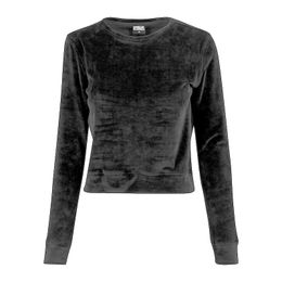 Urban Classics Damen Urban Classics Sweatshirt &raquo; Damen Ladies Short Velvet Crew&laquo;, 1 Stk. XS