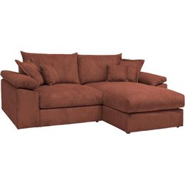 Home Affaire Ecksofa &raquo;Soft&Cosy XL L-Form, B: 246 cm - OTTO. Verl&auml;ssliche Qualit&auml;t.&laquo; Mega-Sofa, Cord oder Chenille-Struktur, mit Federkern & 4 