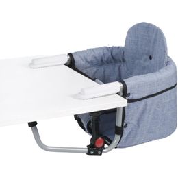 CHIC 4 BABY CHIC4BABY Tischsitz &raquo;Relax, Jeans Blue&laquo; platzsparend zusammenfaltbar blau Aluminium, Kunststoff