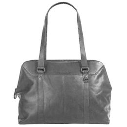 SPIKES & SPARROW Spikes & Sparrow Damen Shopper echt Leder schwarz