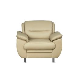 Sit & More sit&more Sessel &raquo;Mailand, B: 99 cm&laquo; individuell zu kombinieren beige Luxus-Kunstleder;Kunstleder Softlux ;NaturLEDER (echtes Rindleder)/Korpus 