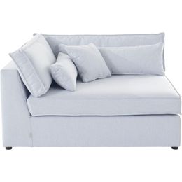 OTTO home Sofa-Eckelement &raquo;Enid&laquo; Teil eines Modulsofas, fester Sitzkomfort, auch in Breitcord silber Baumwollmix (60% Baumwolle/40% Leinen);Struktur 