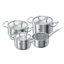 Zwilling Topf-Set &raquo;TWIN Classic&laquo; Set, 4 Stk. tlg. Edelstahl 18/10 silber