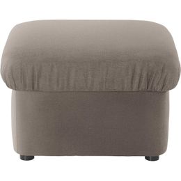 DOMO collection Hocker &raquo;Pegnitz&laquo; grau 100% Polyester