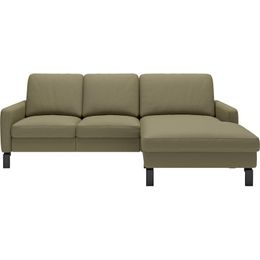 Home Affaire Ecksofa &raquo;Lecce, L-Form, Federkernpolsterung, Breite 224 cm&laquo; inkl. saugroboterfreundliche H&ouml;he & schmale Armlehnen 100% Leder