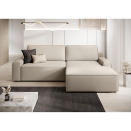 Trendmanufaktur Ecksofa &raquo;Challenge, Schlafsofa mit Bettkasten, Couch in L-Form, Breite 245 cm&laquo; Recamiere beidseitig montierbar, auch in trendigem 