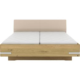Musterring Holzbett &raquo;Savona, Bettgestell, Bettrahmen, teilmassiv Bianco-Eiche&laquo; Belastbarkeit 220 Kg, 4-fache Liegeh&ouml;henverstellung, MADE IN GERMANY, Kopfteil 