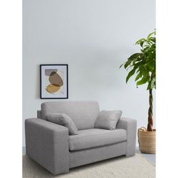 Home Affaire Sessel &raquo;Roma Matratzenh&ouml;he 140cm&laquo; Dauerschlaffunktion, mit Unterfederung, Liegema&szlig;e ca 83x198 cm grau 100% Polyester