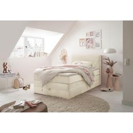 ED EXCITING DESIGN Boxspringbett &raquo;Luzern&laquo; inkl. Bettkasten beige 92% Polyester, 8% Nylon