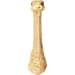 KARE Wanddekoobjekt &raquo;Wandschmuck Ostrich Gold 19x72cm&laquo; gold Polyresin
