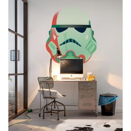 Komar Fototapete &raquo;Wandtattoo - Star Wars One of us! - Gr&ouml;&szlig;e 125 x 125 cm&laquo; Comic bedruckt glatt Kunststoff