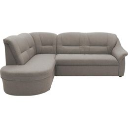 DOMO collection Ecksofa &raquo;Faenza f&uuml;r kleine R&auml;ume, Stellma&szlig;e 232x176cm, komfortabel, L-Form&laquo; mit Ottomane, zeitlos, elegante Armlehnen, wahlweise mit 