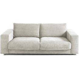 3C Candy 2-Sitzer &raquo;Enisa softig und legeres Big-Sofa, bequem und komfortabel&laquo; Zeitloses und stylisches Loungem&ouml;bel, in Breitcord grau 88% Polyester, 