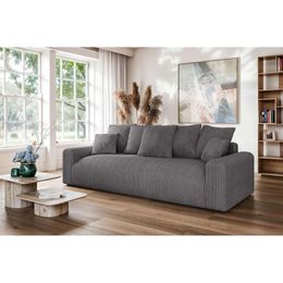 Home Affaire Big-Sofa &raquo;LAKESIDE klein 3-Sitzer Schlafsofa mit Bettkasten, Breite 238 cm&laquo; Liegefl&auml;che 149x195 cm, hoher Sitzkomfort, Ma&szlig;e B/T/H: 238/98