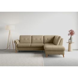 Sit & More sit&more Ecksofa &raquo;G&ouml;teborg&laquo; inkl. Sitztiefenverstellung, wahlweise mit Bettfunktion & Bettkasten beige