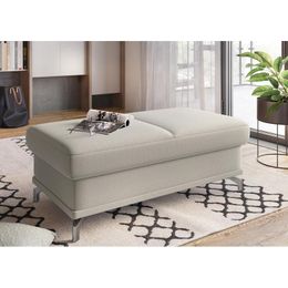 Sit & More sit&more Hocker &raquo;Cabrio, B: 113 cm&laquo; individuell zu kombinieren, Federkern beige 100% Polyester