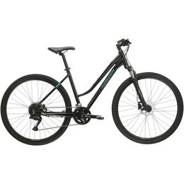 Crossrad &raquo;Crossrad Evado 5.0 schwarz 18 G&auml;nge&laquo; 18 Gang Shimano CUES U3020 Schaltwerk Kettenschaltung schwarz Crossrad
