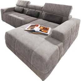 DOMO collection Ecksofa &raquo;Brandon gro&szlig;e Ausf&uuml;hrung B/T/H: 289/177/80 cm, auch in Leder und Cord&laquo; mit Kopfteilverstellung, wahlweise 