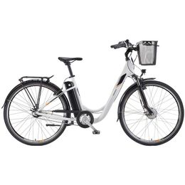 Telefunken Unisex &raquo;Multitalent RC840&laquo; 7 Gang Shimano Nexus Schaltwerk Frontmotor 250 W Pedelec, Elektrofahrrad f&uuml;r Damen u. Herren wei&szlig;