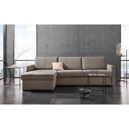 Home Affaire Schlafsofa &raquo;GOLDPOINT Ecksofa 264 cm, Liegefl&auml;che (140/200cm), L-Form,&laquo; Bettfunktion, Bonell-Federkernmatratze und Dauerschl&auml;fer-Funktion