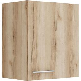 Optifit H&auml;ngeschrank &raquo;Bella&laquo; Breite 50 cm, 1 T&uuml;r, 1 Einlegeboden braun Holzwerkstoff