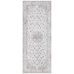 ELLE DECORATION Teppich &raquo;Nain&laquo; rechteckig 7 mm H&ouml;he Orientalisch, L&auml;ufer, Kurzflor, Wohnzimmer, Schlafzimmer, Vintage-Look grau Polyester