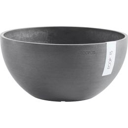 Ecopots Blumentopf &raquo;BRUSSELS Grey&laquo; BxTxH: 25x25x12 cm grau Kunststoff