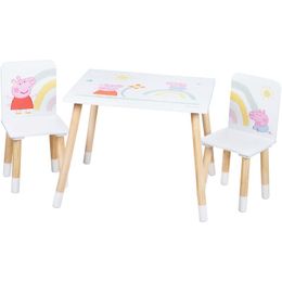 Roba Kindersitzgruppe &raquo;Peppa Pig&laquo; 3 Stk. tlg. bunt MDF