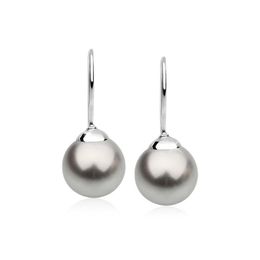 NENALINA Damen Paar Ohrh&auml;nger &raquo;H&auml;nger Basic Synthetische Perle 925 Silber&laquo; silber