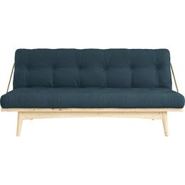 Karup Design Schlafsofa &raquo;Folk&laquo; aus massiven Kiefernholz, inkl. Futonmatratze blau 80% Baumwolle + 20% polyester