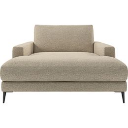 Home Affaire Chaiselongue &raquo;Downtown Loungem&ouml;bel zum Relaxen, B/T/H: 132/170/84 cm&laquo; auch in Boucl&eacute;, Cord und Easy care - leicht mir Wasser zu reinigen 