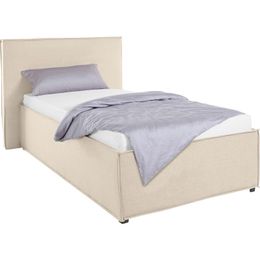LeGer Home by Lena Gercke Polsterbett &raquo;Isaline&laquo; wahlweise ohne Matratze oder mit 3 Matratzenarten, Kopfteilh&ouml;he 107 cm beige 100% Polyester