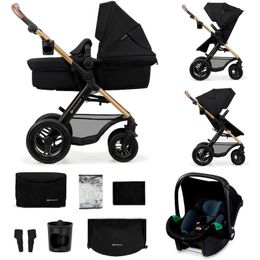 Kinderkraft Kombi-Kinderwagen &raquo;MOOV 2 Air 3IN1&laquo; 27 kg mit Luftreifen schwarz Kombi-Kinderwagen