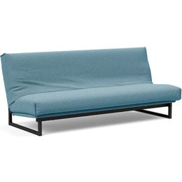 INNOVATION LIVING Schlafsofa &raquo;Fraction Dauerschlaffunktion, schlicht und elegant, Industriedesign&laquo; bequem, R&uuml;ckenlehne 3-fach verstellbar blau 100% 