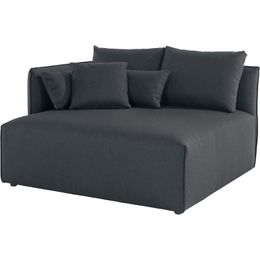 OTTO home Ottomane &raquo;N&ouml;re&laquo; kurzes Lounge-Modul - zum Zusammenstellen, Breite 138 cm, Tiefe 128 cm grau 100% Polyester