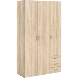 Inosign Kleiderschrank &raquo;Space Dreht&uuml;renschrank, Aufbewahrung Kasten Schrank Stauraum&laquo; Breite 78, 115,8 oder 154 cm, mit je 3 Schubk&auml;sten, innen 