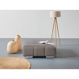 COTTA Hocker &raquo;Orion&laquo; grau 100% Polyester
