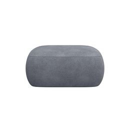 FLEXLUX Pouf &raquo;Torino, rund, bodennah, Sitzhocker, Polsterhocker&laquo; Modernes, organisches Hocker-Design, Kaltschaum, Wellenunterfederung grau