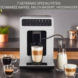Krups Kaffeevollautomat &raquo;EA897A Evidence ECOdesign&laquo; Touch-Steuerung schwarz-wei&szlig; Kaffeevollautomat