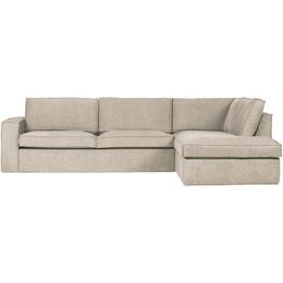Woood Ecksofa &raquo;Thomas&laquo; frei im Raum stellbar, Stellma&szlig;e H 92 cm x B 283 cm, L-Form transparent