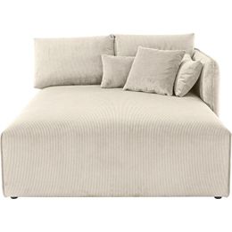 OTTO home Ottomane &raquo;N&ouml;re&laquo; Lounge-Modul - zum eigenen Zusammenstellen, Breite 138cm, Tiefe 168cm beige 92% Polyester, 8% Polyamid