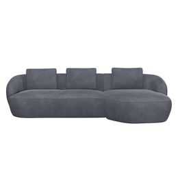 FLEXLUX Wohnlandschaft &raquo;Torino, rund, L-Form, Sofa-Ecke mit Recamiere, Longchair-Sofa&laquo; Modernes, organisches Sofa-Design, Kaltschaum, 