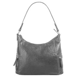SPIKES & SPARROW Spikes & Sparrow Damen Shopper echt Leder schwarz
