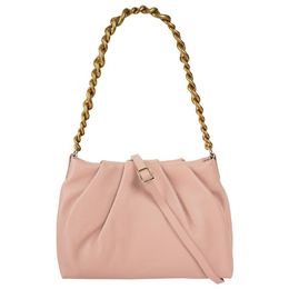 Samantha Look Damen Umh&auml;ngetasche echt Leder, Made in Italy rosa