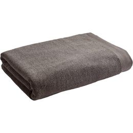 Christy Badetuch &raquo;LUXE&laquo; Luxus Badetuch in Premium Qualit&auml;t mit 730g/m&sup2;, 90x165cm, 1er Set grau Walkfrottier, Obermaterial: 100% Baumwolle
