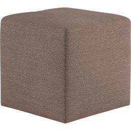 COTTA Hocker &raquo;Cuby&laquo; Sitzw&uuml;rfel, Cube, Sitzhocker braun 100% Polyester
