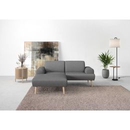 Home Affaire Ecksofa &raquo;Swift Scandic Design, komfortabler Federkern, Breite 192cm, L-Form&laquo; Federkern-Polsterung, B/T/H: 192/83/176 cm grau 100% 